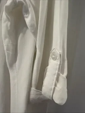 Lily Morgan | Tops | Lily Morgan Silky Soft White Rayon Buttonup Blouse ...